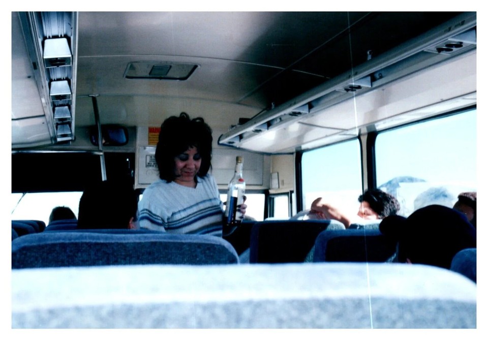 90s Women Drinking Vodka on Bus Drunk Vintage Photo Los Angeles CA | eBay