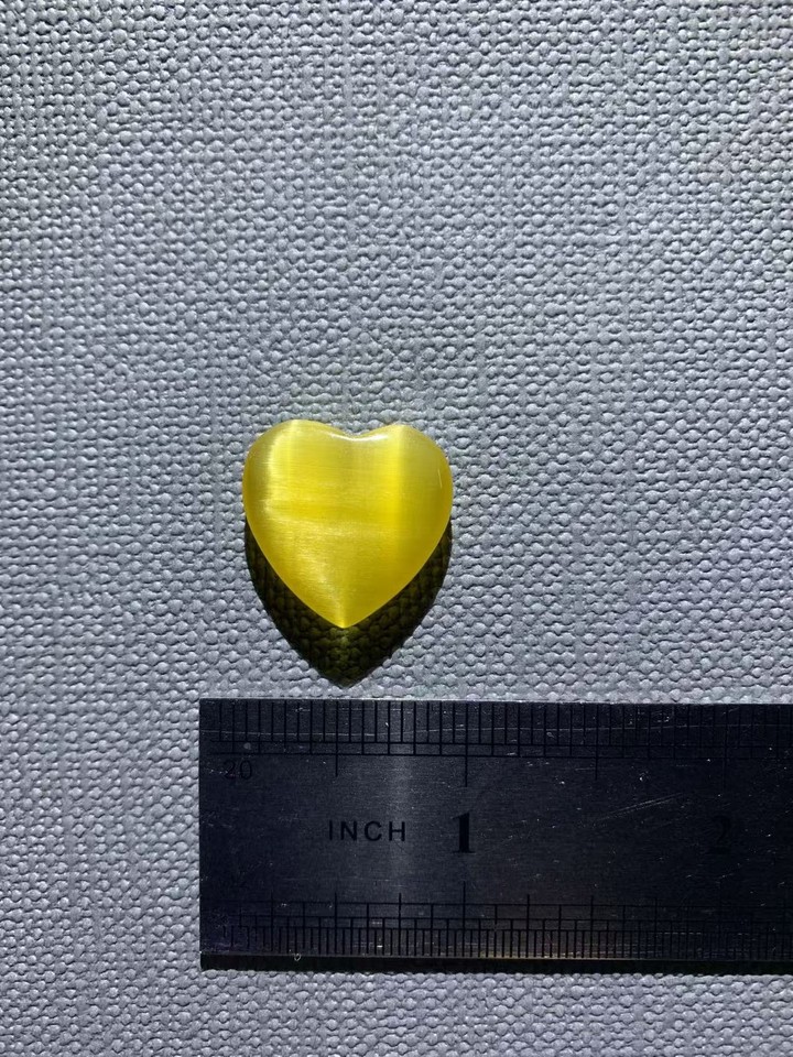 1pc Cat's Eye Mini Love Heart Stone Quartz Crystal Skull Pendant ...