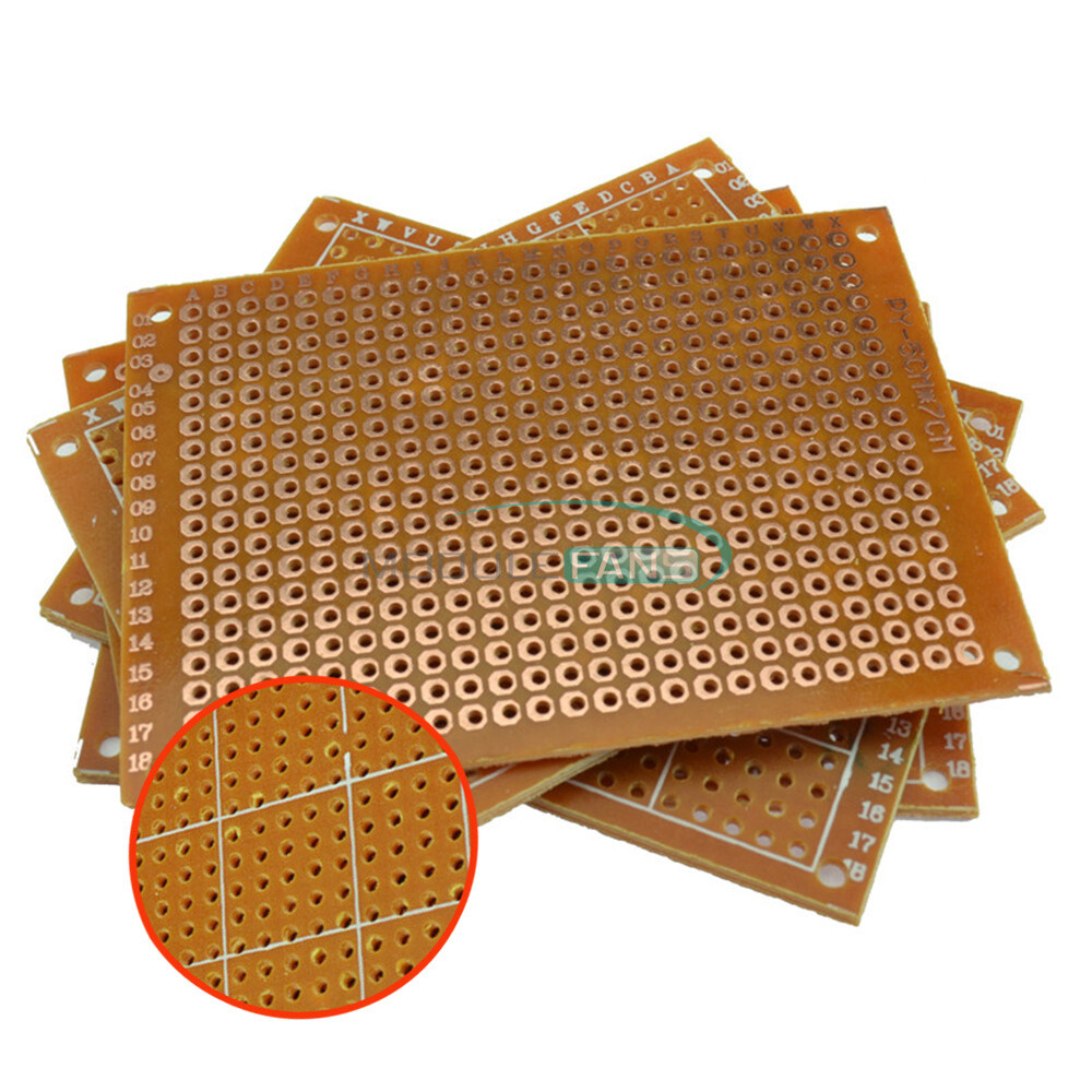 5PCS 5* 7cm DIY Prototype Paper PCB Board Universal 5 x 7cm Breadboard ...