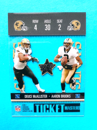Deuce McAllister/Aaron Brooks 2003 Rookies and Stars 0415/1325 #TM-17 ...