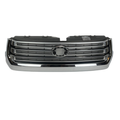 OEM 2018 2019 2020 21 Toyota Tundra Front Upper Grille Chrome Silver ...