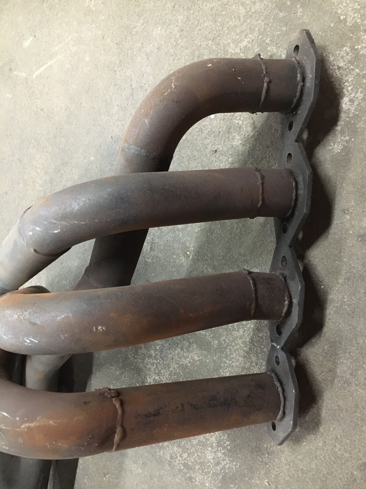 Custom Step Headers Dart Buick Head SBC Chevy 3.5” Collectors Evac USED ...