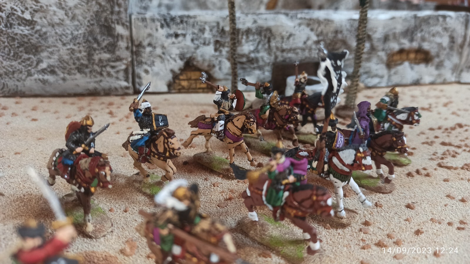 1/72 - El Cid / Crusades Arab - Muslim Cavalry - Strelets / pro painted ...