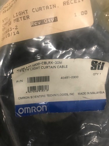 Omron MS4800-CBLRX-30M Light Curtain Cable (Brand New) | eBay
