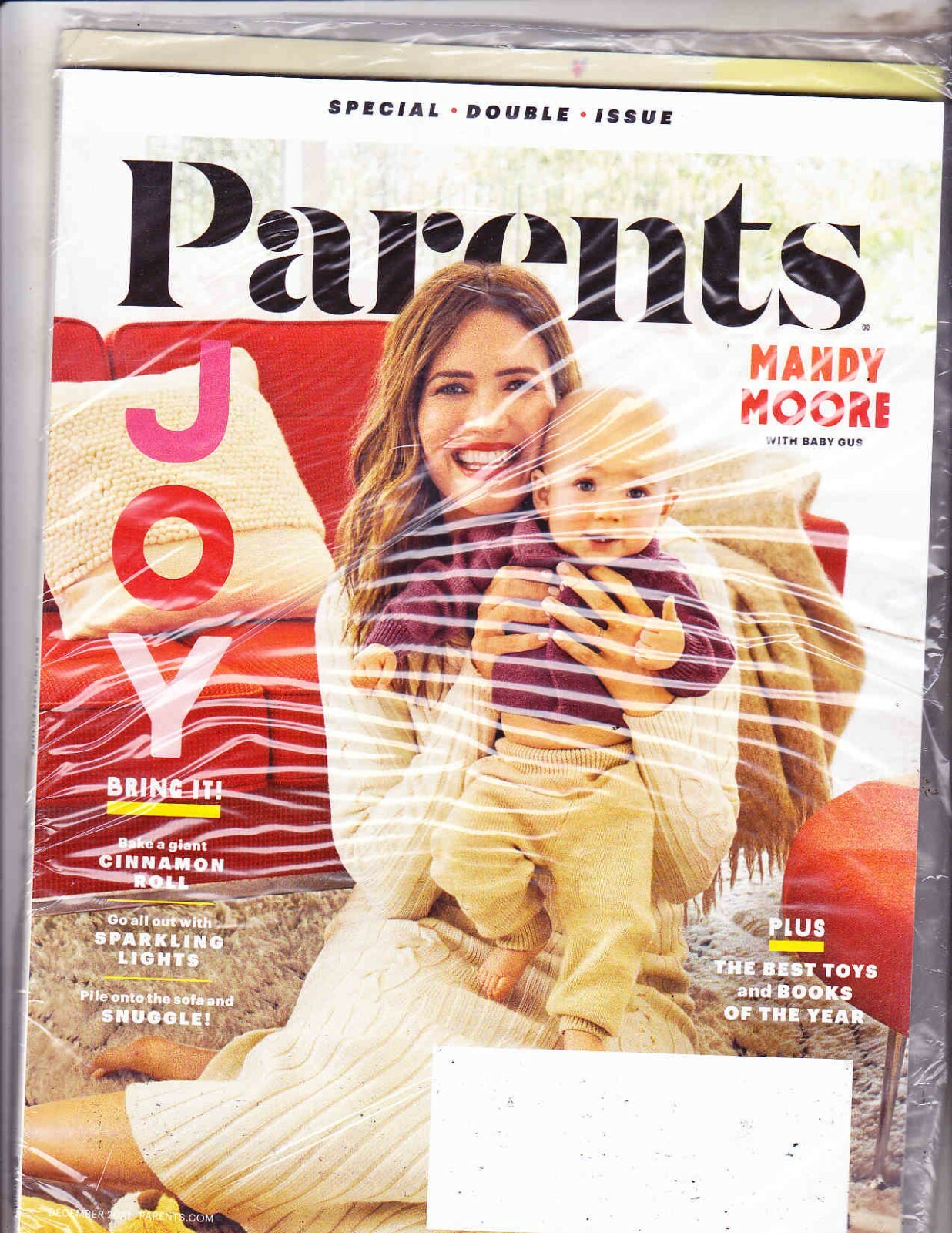 PARENTS MAGAZINE----DECEMBER 2021----MANDY MOORE COVER | eBay
