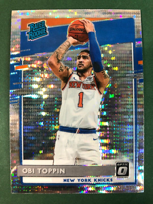 2020-21 Optic Silver Pulsar Prizm Rated Rookie Card #158 Obi Toppin ...
