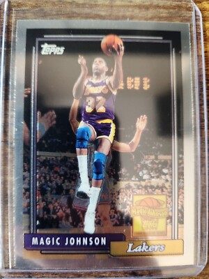 2000-01 Topps Chrome Magic Johnson Commemorative Series #MJ10 LA Lakers ...