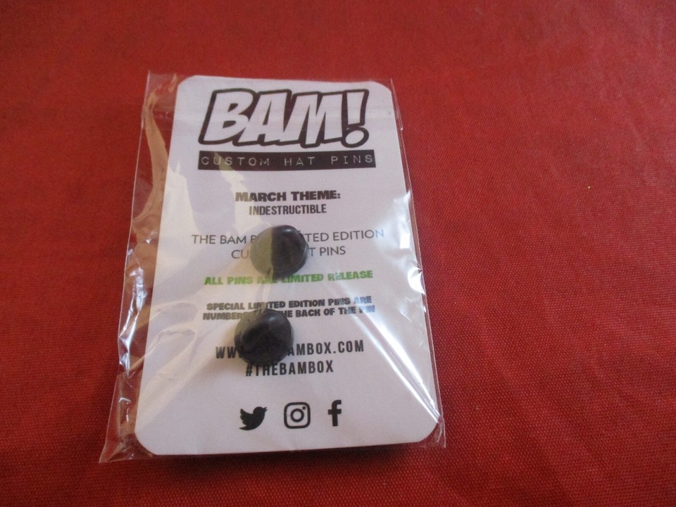 Bam! "Indestructible" The Incredible Hulk Marvel Enamel Pin Button ...