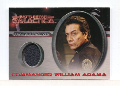 Battlestar Galactica Season One Commander William Adama Costume Card ...