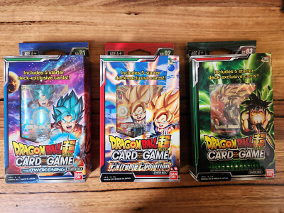 dragon ball card game starter sets - SD01 SD02 & SD03 | eBay