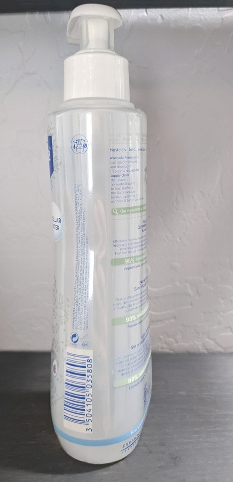 Mustela Baby No Rinse Cleansing Micellar Water LOTA Normal Skin 10.14Oz ...