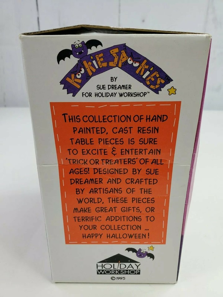 Halloween 6" Handpainted Cast Resin "Scare-Man" Table Piece with ...