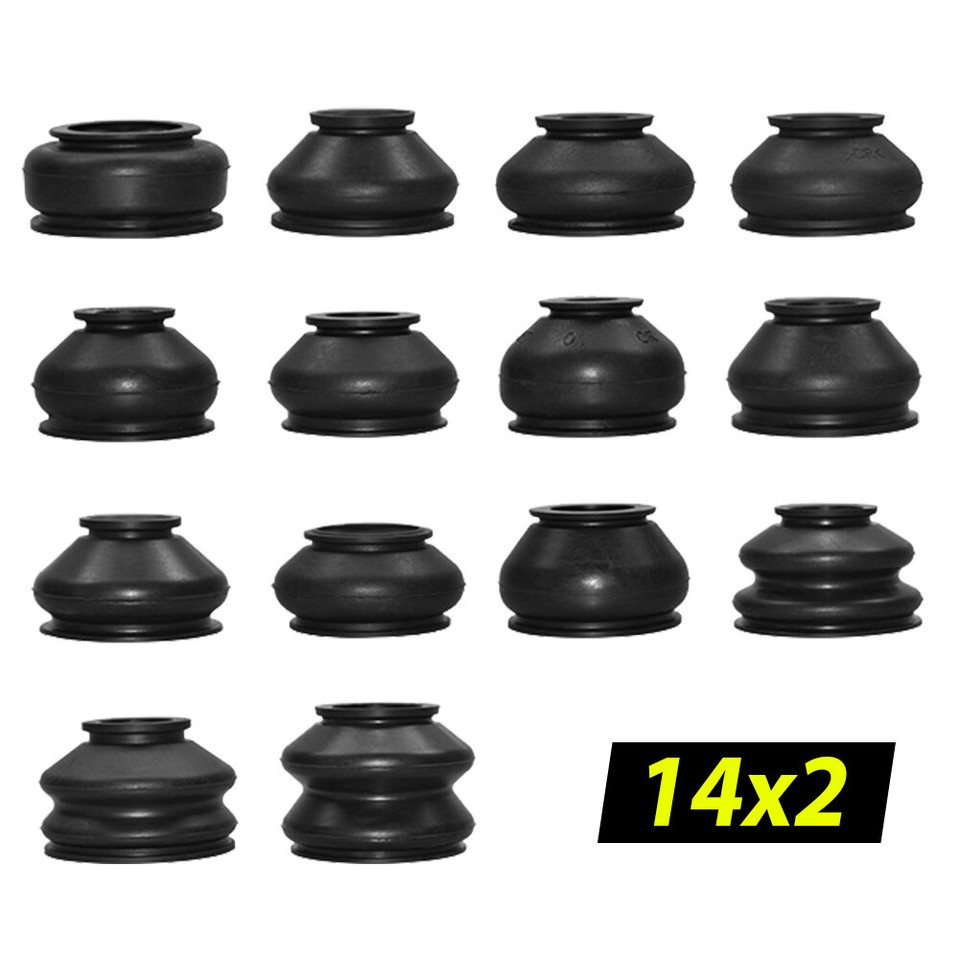 28PCS Universal Ball Joint Rubber Dust Boot Covers Track Rod End ...