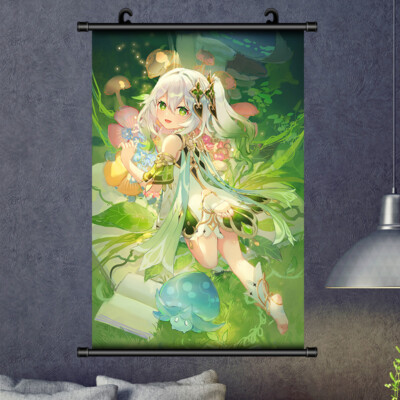 HD Printing Poster Anime Genshin Impact Nahida Wall Art Scroll Decor ...