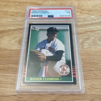 ROGER "ROCKET" CLEMENS Boston Red Sox 1985 Donruss Rookie Card RC #273 ...