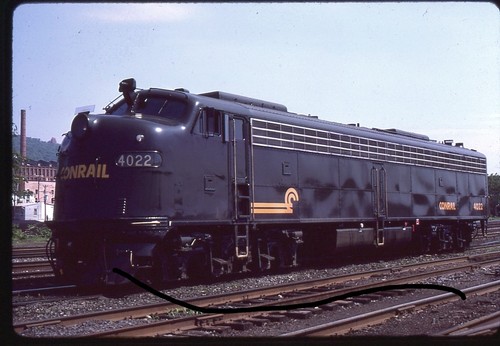 tfc206 Orig. Slides Conrail 4022 E8 at Reading, Pa 6-84 | eBay