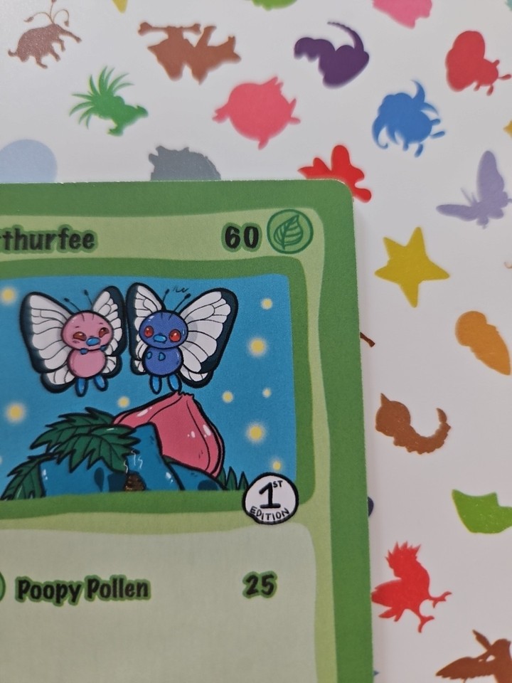 Butthurfee POKIDOKI 1st EDITION 2024 Chef Ken Lee Fan Art Butterfree | eBay