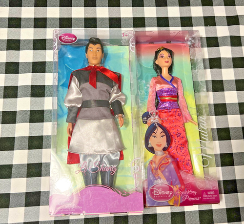NIF Disney Mulan & Li Shang Dolls Set – Classic Couple Collection – NIB ...