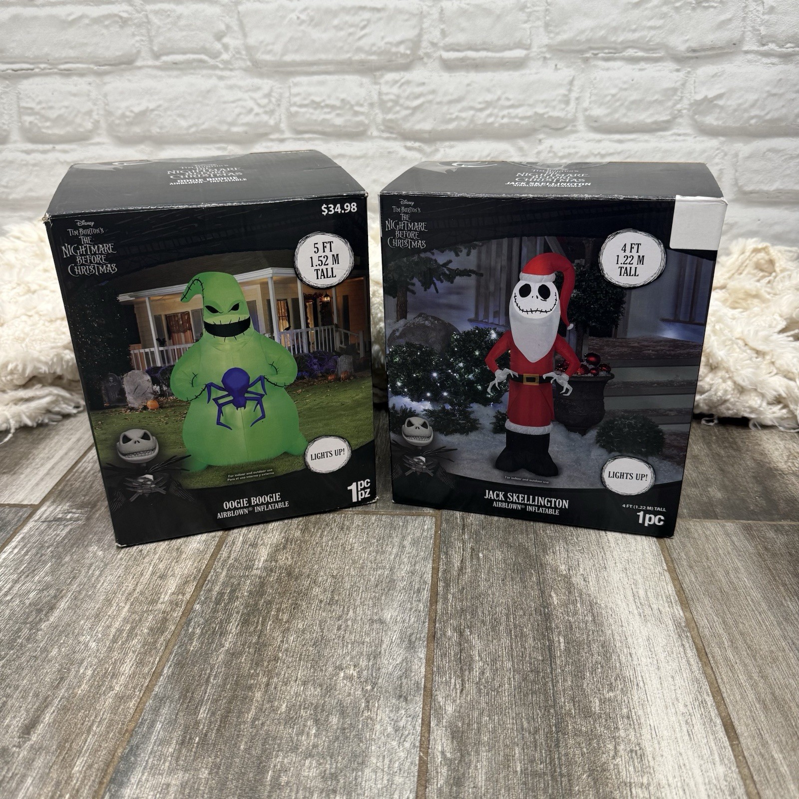 The Nightmare Before Christmas Oogie Boogie 5’ Jack Skellington 4 ...