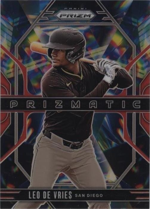 2025 Panini Prizm - Prizmatic Leo De Vries, Leo De Vries #8 Red Prizm ...