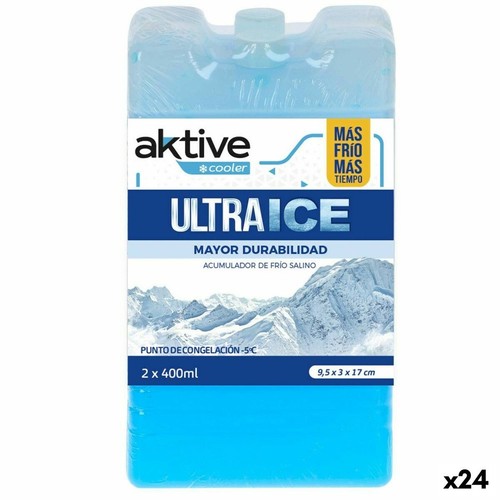 Kältespeicher Aktive Ultra Ice 400 ml Kältespeicher 2 Stücke 9,5 x 17 x ...