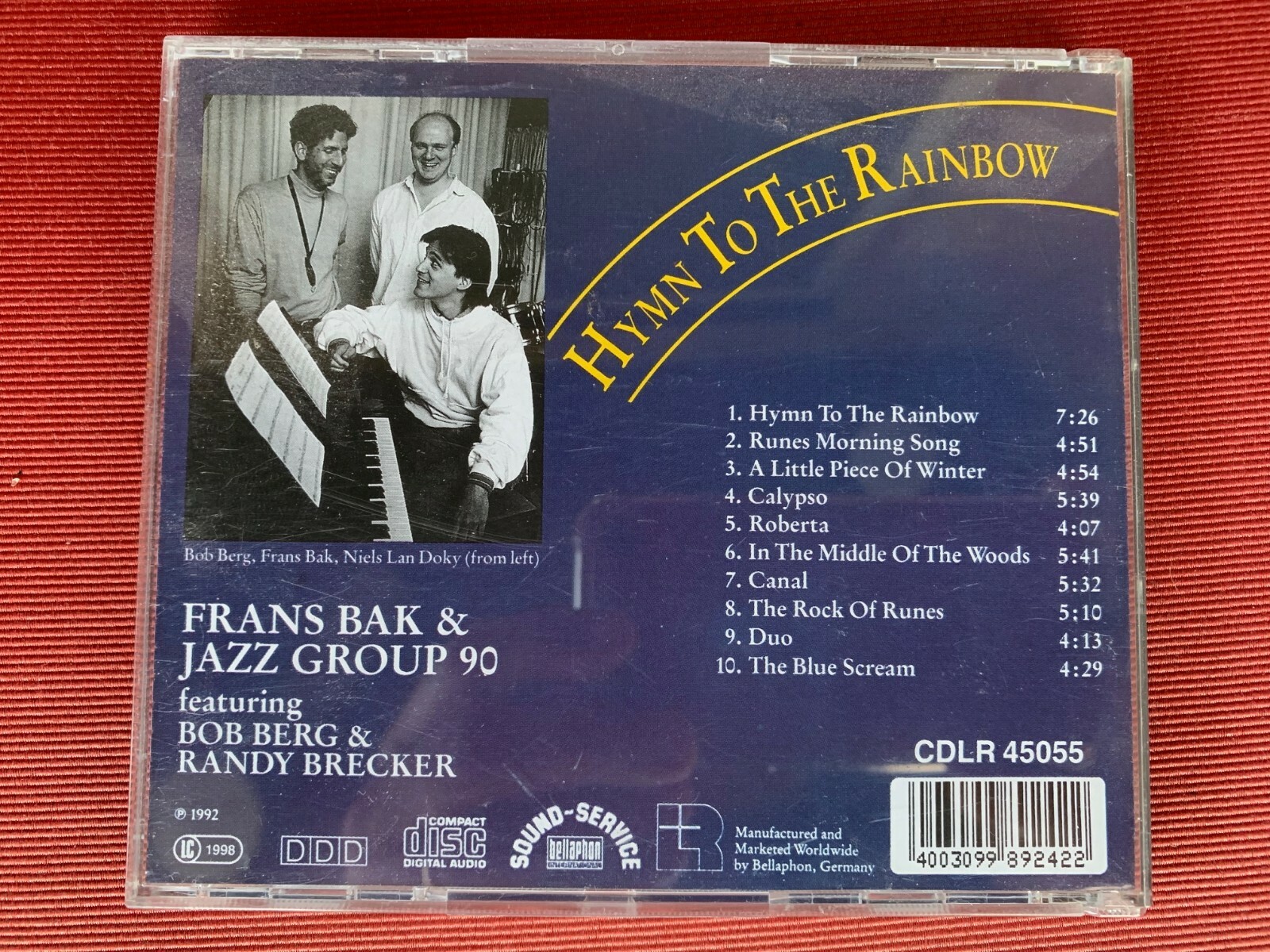 Hymn to the Rainbow by Frans Bak/Frans Bak & Jazz Group 90 (CD, 1992, L ...