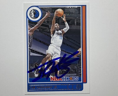 TIM HARDAWAY JR SIGNED AUTOGRAPHED 2021-22 PANINI NBA HOOPS BASKETBALL ...