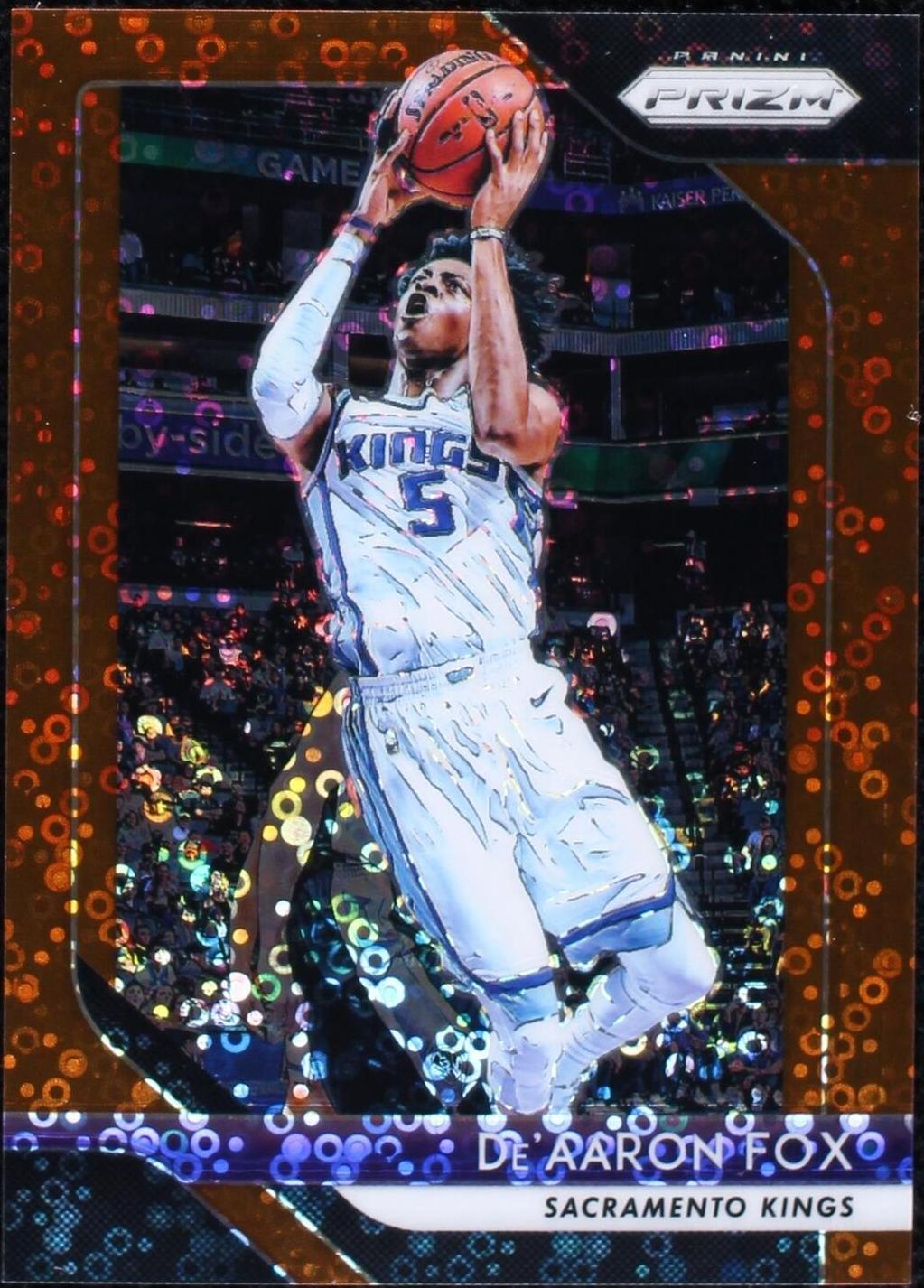 2018-19 Panini Prizm - De'Aaron Fox #151 Bronze Fast Break Prizm /20 ...