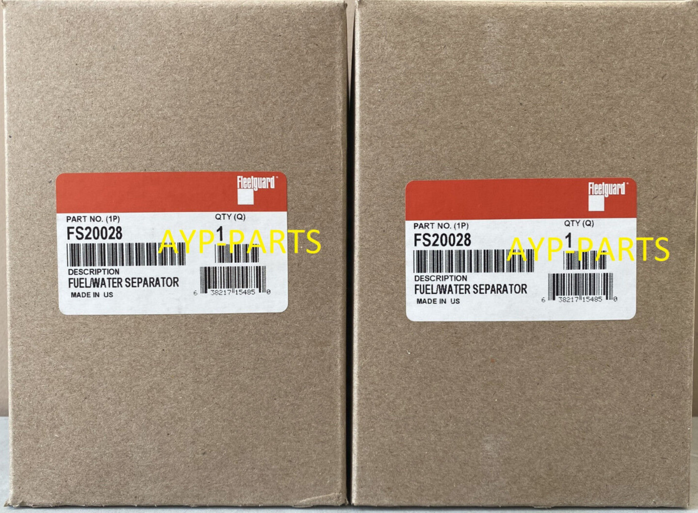 FLEETGUARD FS20028 - Fuel filter cross reference