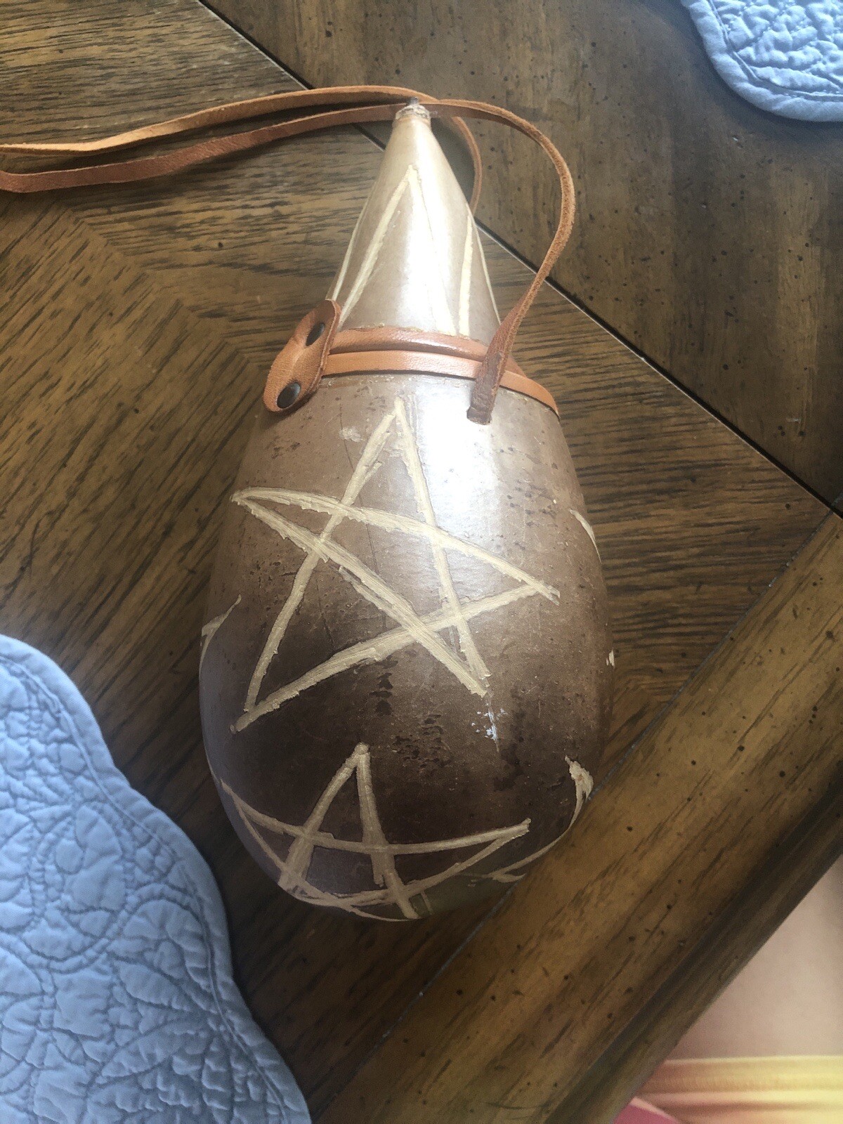 Exclusive, leather ritual bag - Gem