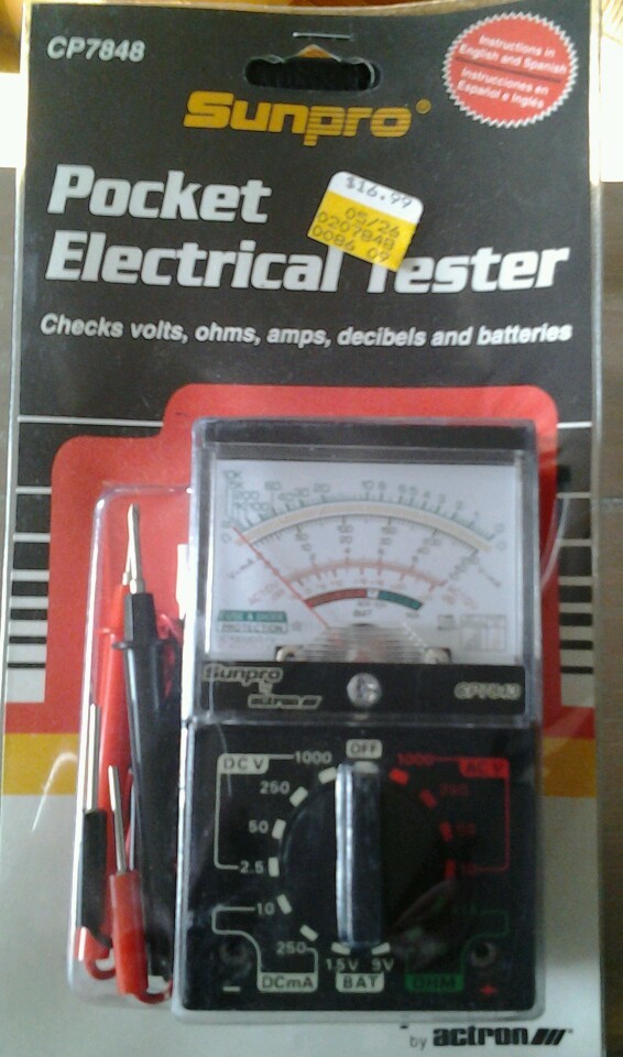 SUNPRO CP7848 POCKET ELECTRICAL TESTER