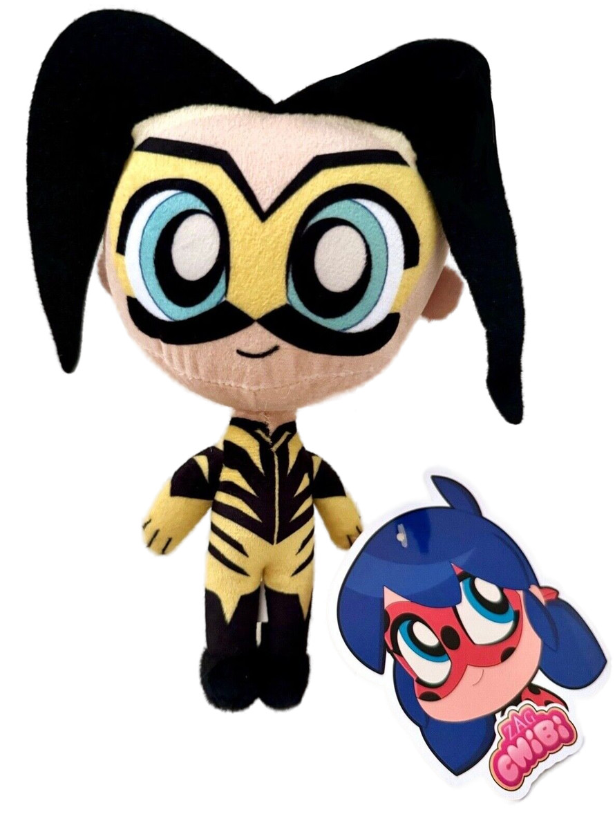 Miraculous Ladybug + Cat Noir Zag Chibi Plush 8-9" Tikki Palgg Hawk ...
