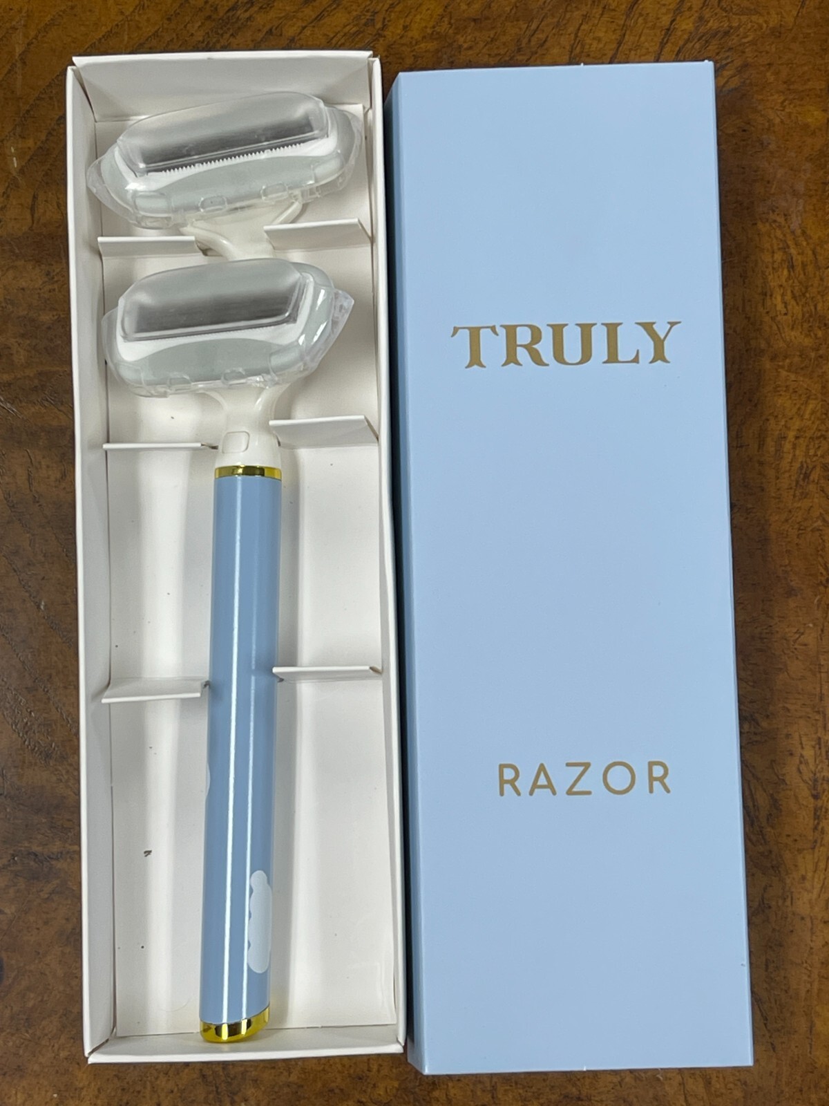 Truly Beauty Brand Ladies Shaving Shaver Razor Lt. Blue 5 blade with ...