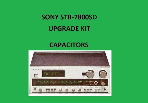 Stereo Receiver SONY STR-7800SD Repair KIT - all capacitors | eBay