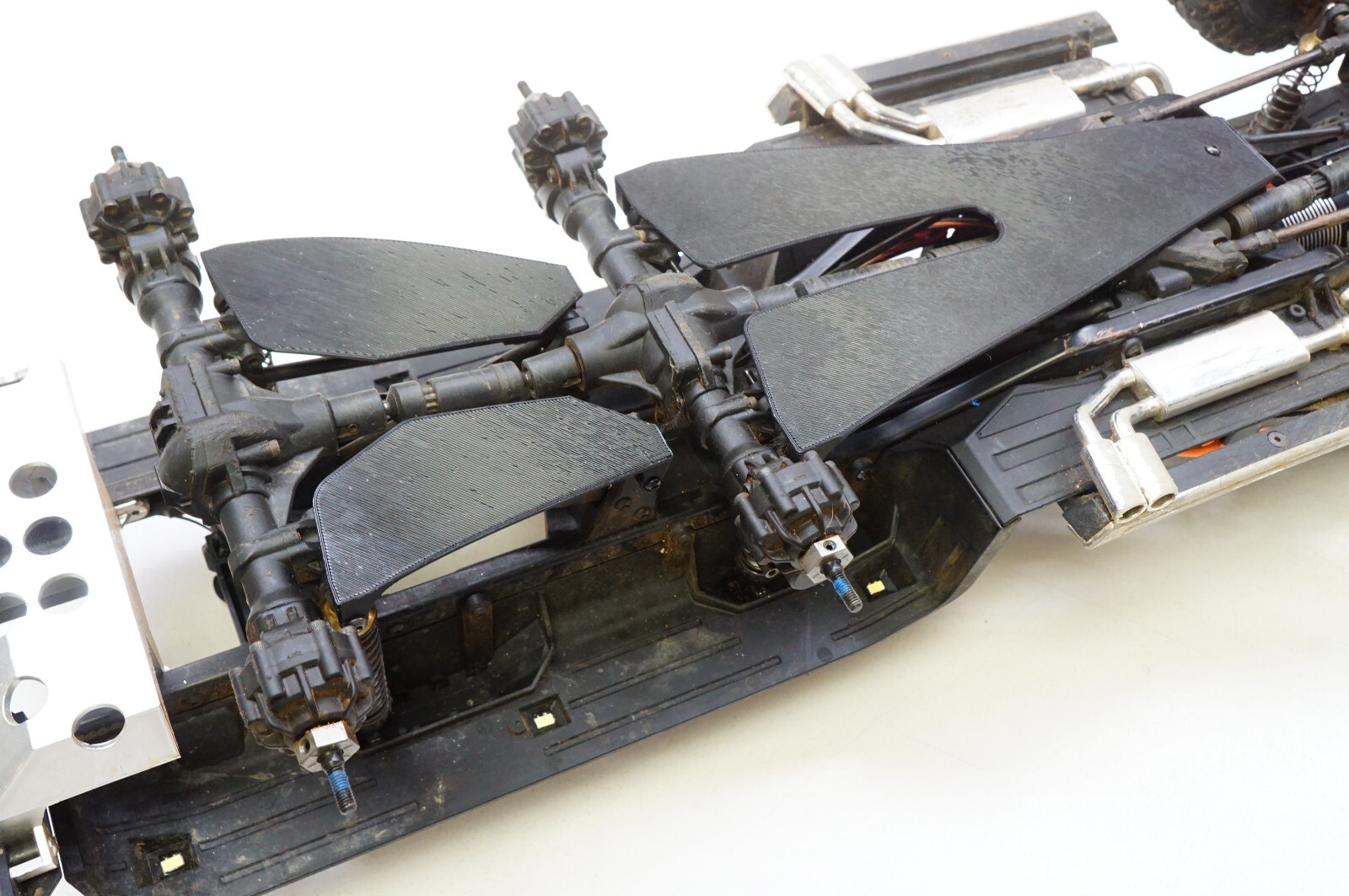 Heavy Duty Center Skid Plate Rear Driveshaft Cover For Traxxas TRX-6 ...