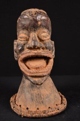 21055 An Authentic African Ekoi Head Statue Nigeria | eBay