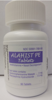 ALAHIST PE TAB 2/7.5MG 90CT POLY | eBay