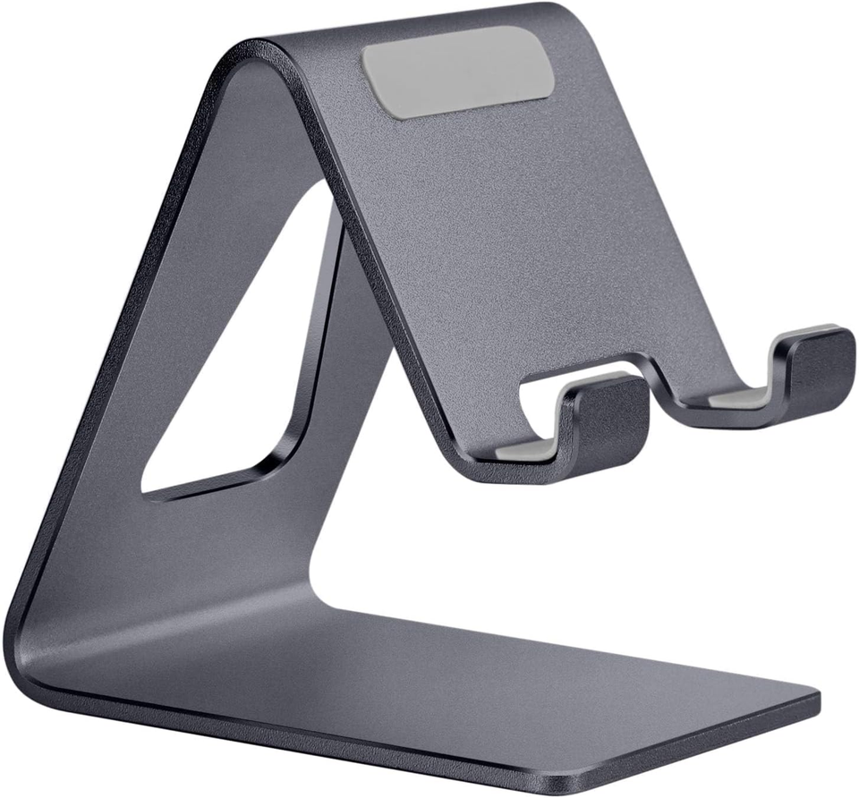 Aluminum Cell Phone Stand - Universal Desk Holder for All Smartphones ...