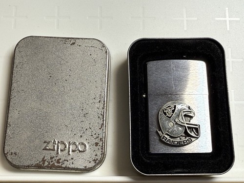 Oakland Raiders Vintage Zippo Lighter NIB | eBay