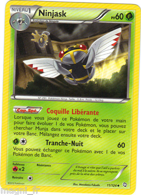 Pokemon No. 11/124 - NINJASK - HP60 | eBay UK