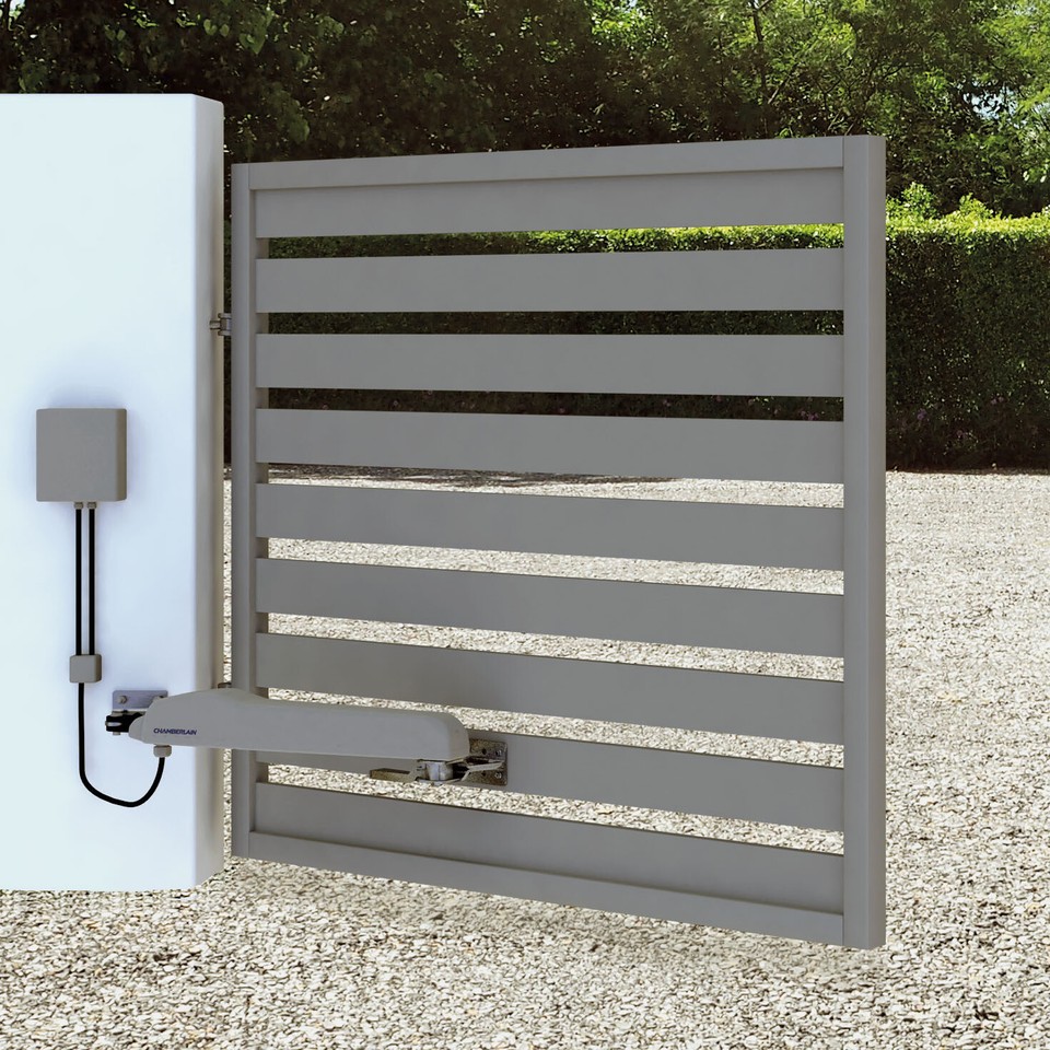 Automatic Electric Swing Gate Opener Kit Double Arm Remote Control Gate ...