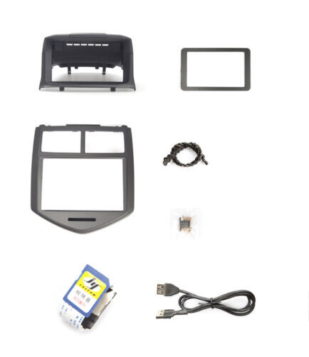 GPS Dash Integral Radio Fascia Pearl Black For 11 12 13 Chevy Sonic 4d ...