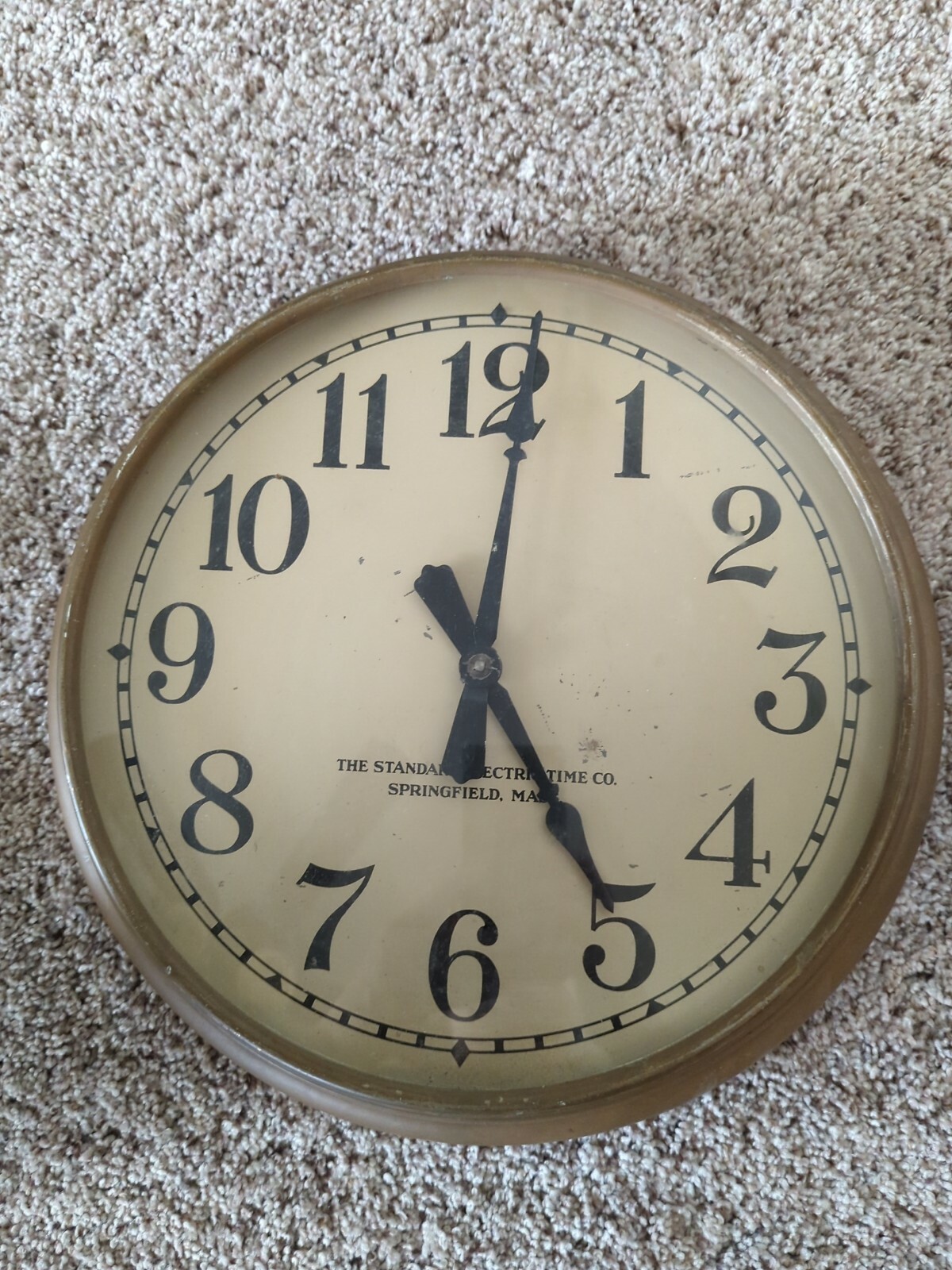 Standard Electric Time Co. Clock | eBay