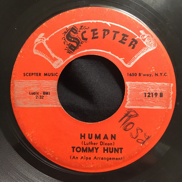 Tommy Hunt - The Parade Of Broken Hearts 1961 7", Single Scepter ...