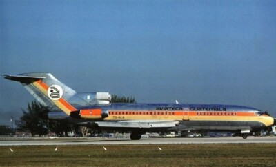 Aviateca Guatemala Boeing 727-25 TG-ALA @ Miami MIA 1980 - postcard | eBay