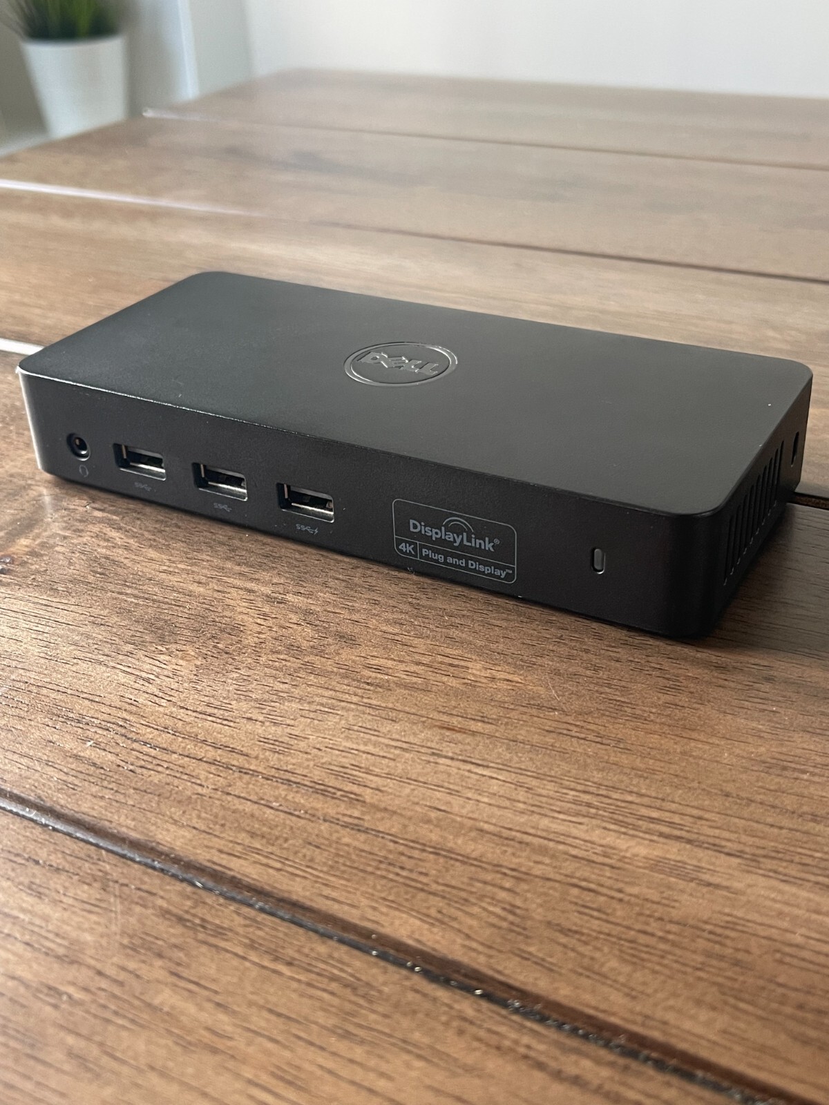 Dell D3100 USB 3.0 Ultra HD/4K Triple Display Docking Station - Black ...