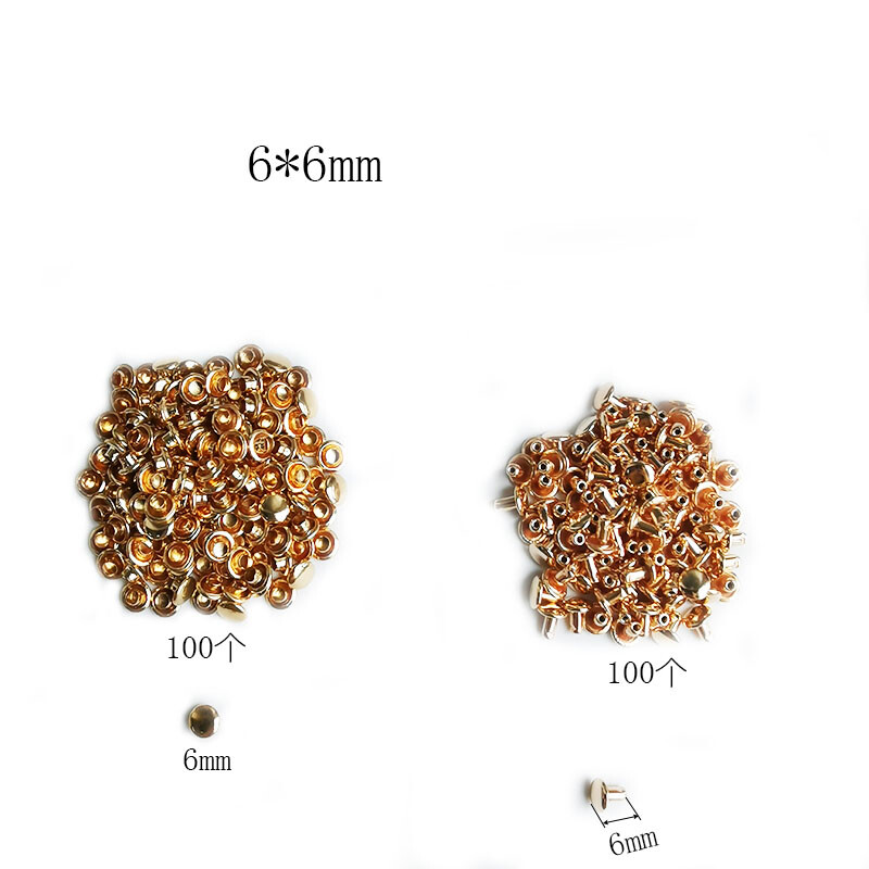 Double Cap Rivets Stud Rapid Rivets Leather Craft Repair 5mm 8mm 9mm ...