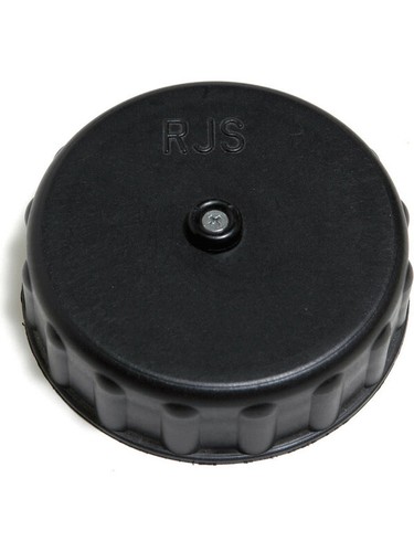 RJS Safety Filler Cap Screw-On Raised Gasket Included Plastic Black ...