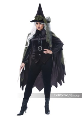 California Costumes Gothic Witch Plus Size Adult Womens Halloween ...