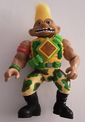 VTG 5” Trolls Stone Protectors Angus the Soldier with Power Stone Gem ...